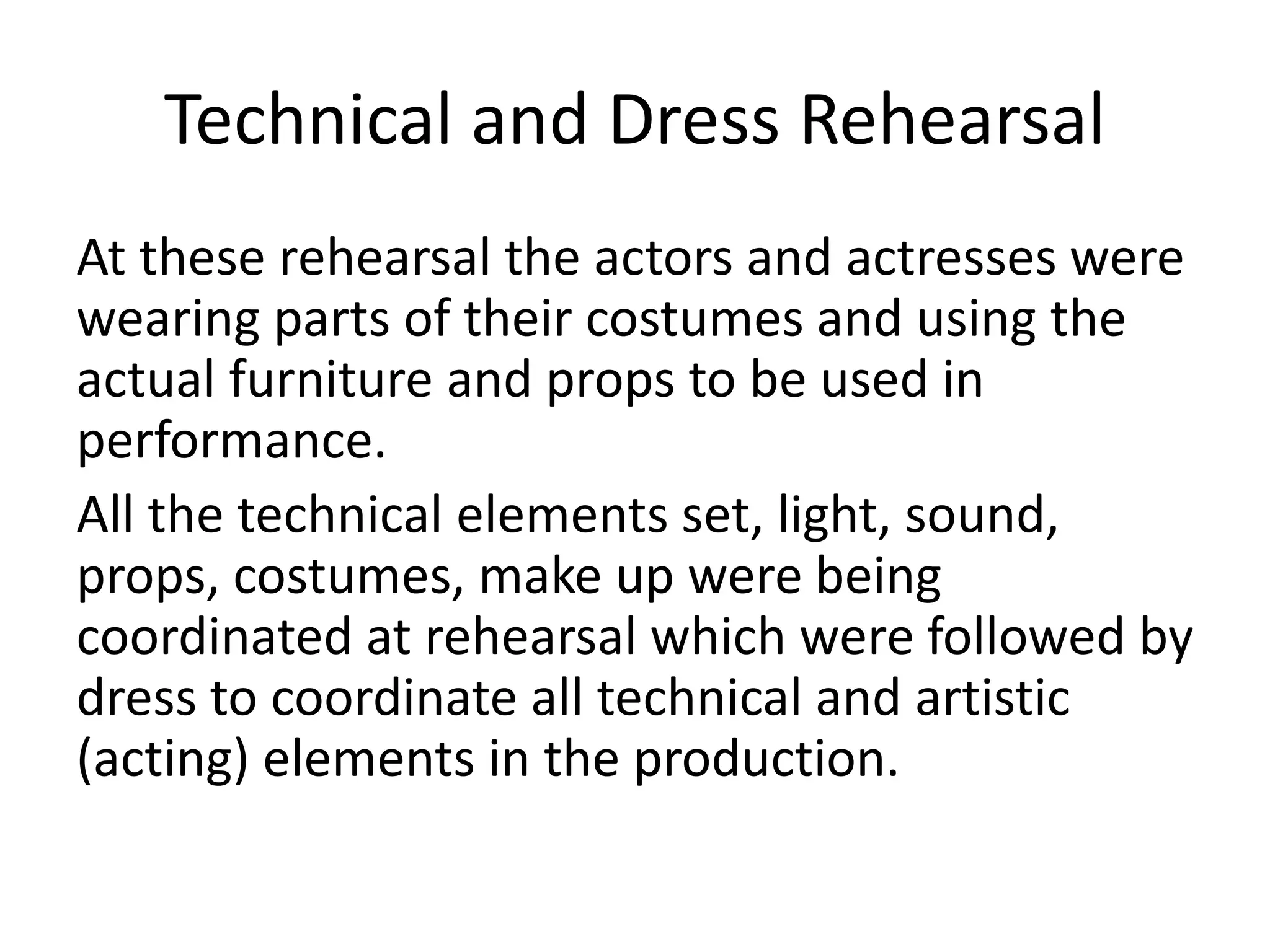The Elements of Theater | PPTX