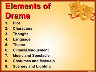 Elements of Drama | PPT
