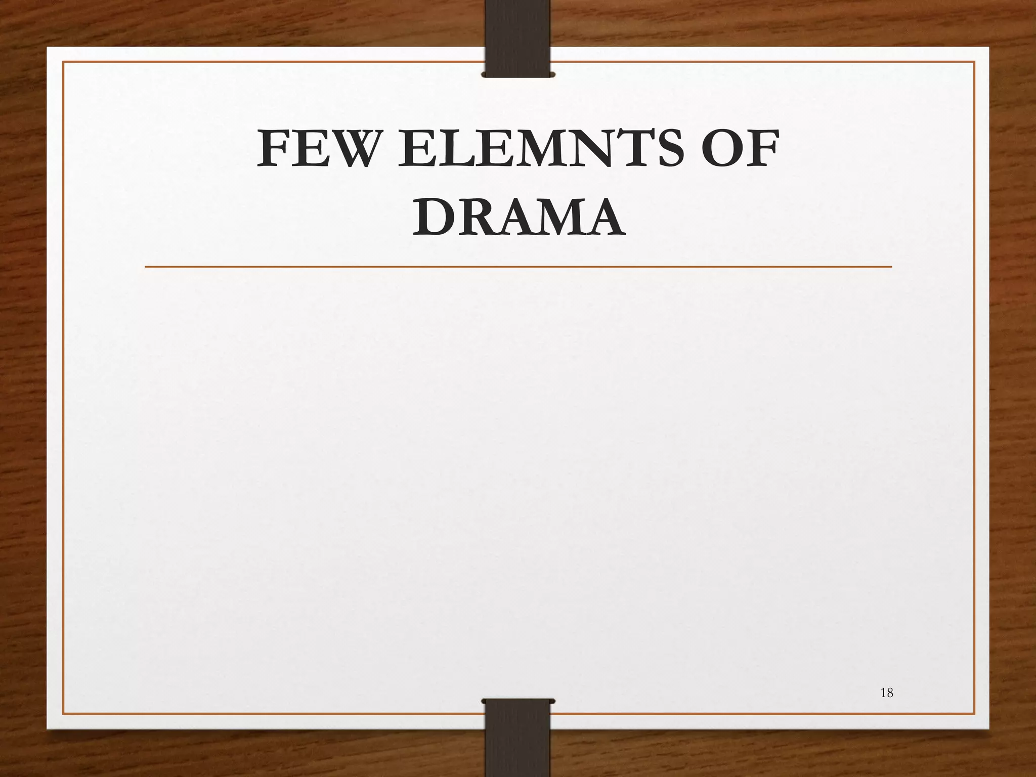 Drama | PPT