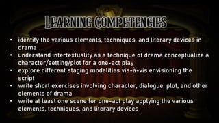 ELEMENTS OF DRAMA | PDF
