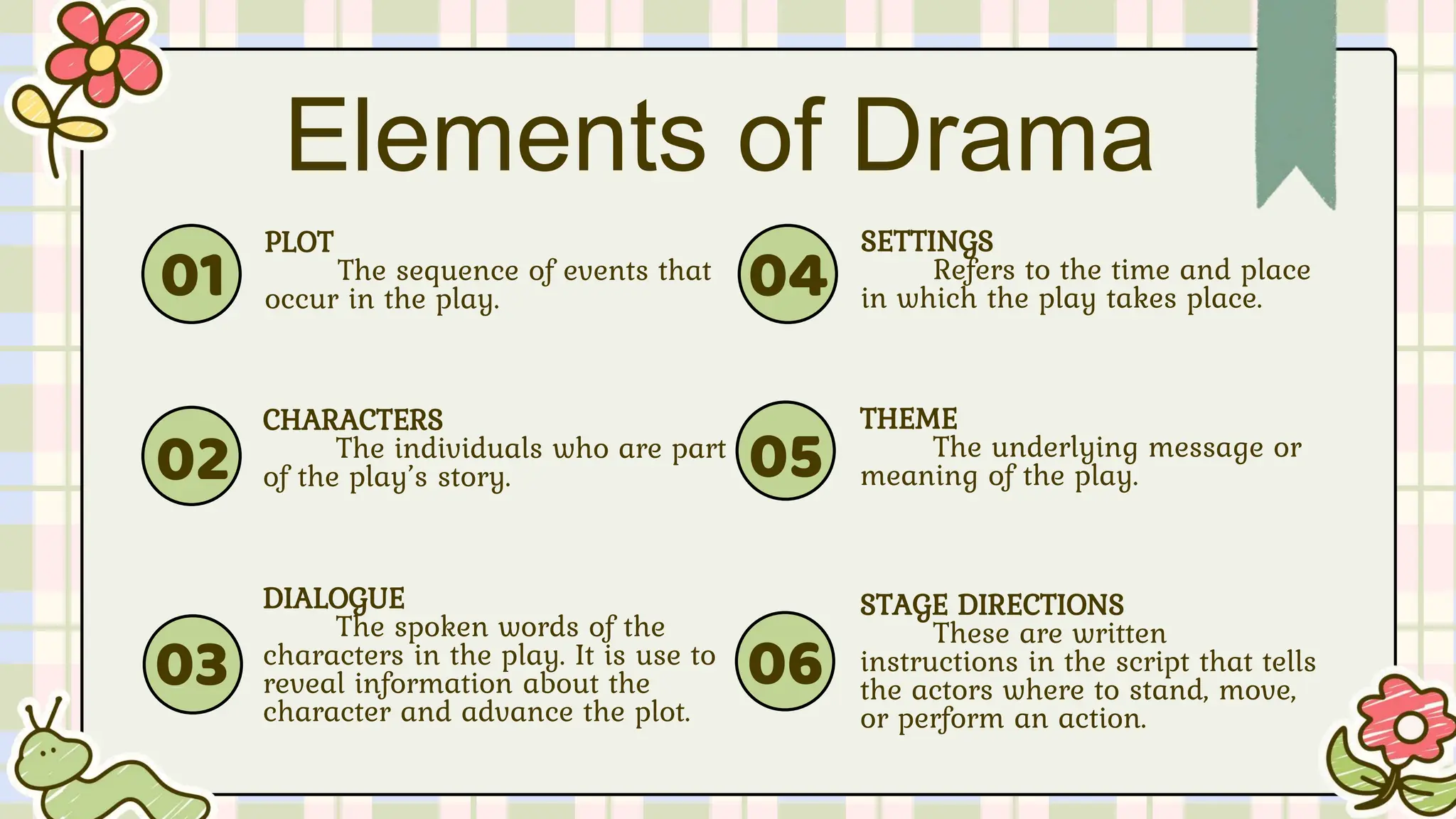 Elements of Drama and Tips in Writing Drama.pptx | Drama | Genres