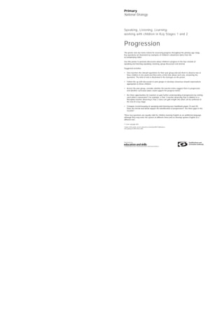 Drama key teaching point | PDF