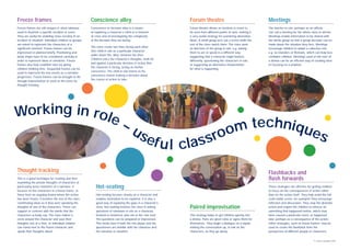 Drama key teaching point | PDF