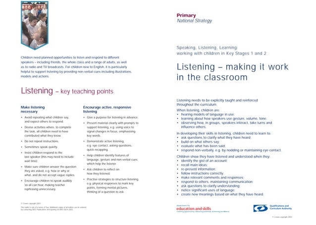 Drama key teaching point | PDF