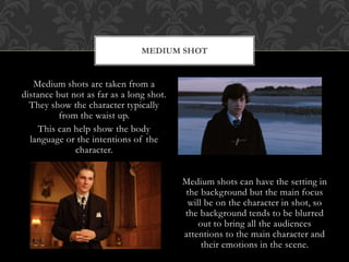 Camera Shots for Drama genre film | PPTX