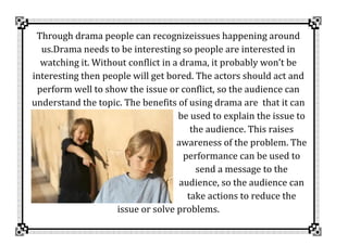 Connection Drama and Issue around Us - 2nd Formative Task | PPT
