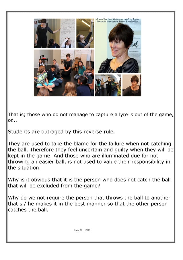 Drama a booklet for you | PDF