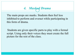 Drama activities | PPTX