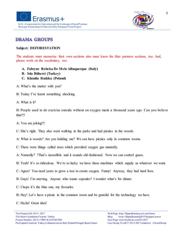 Drama Activities for Turkish Meeting | DOCX | Geography | Science