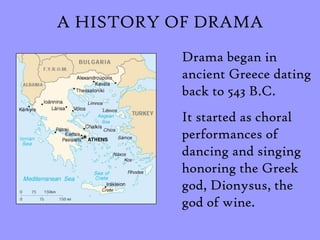 Drama and theatre | PPT