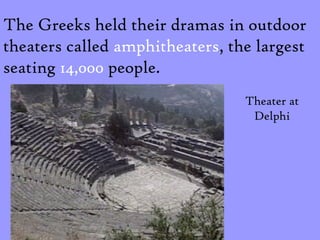Drama and theatre | PPT
