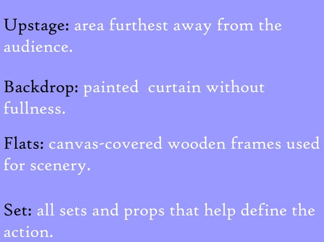 Drama and theatre | PPT