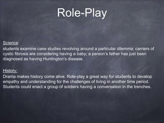 Drama as a Teaching Tool | PPTX