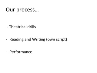 Drama as a tool for teaching | PPT