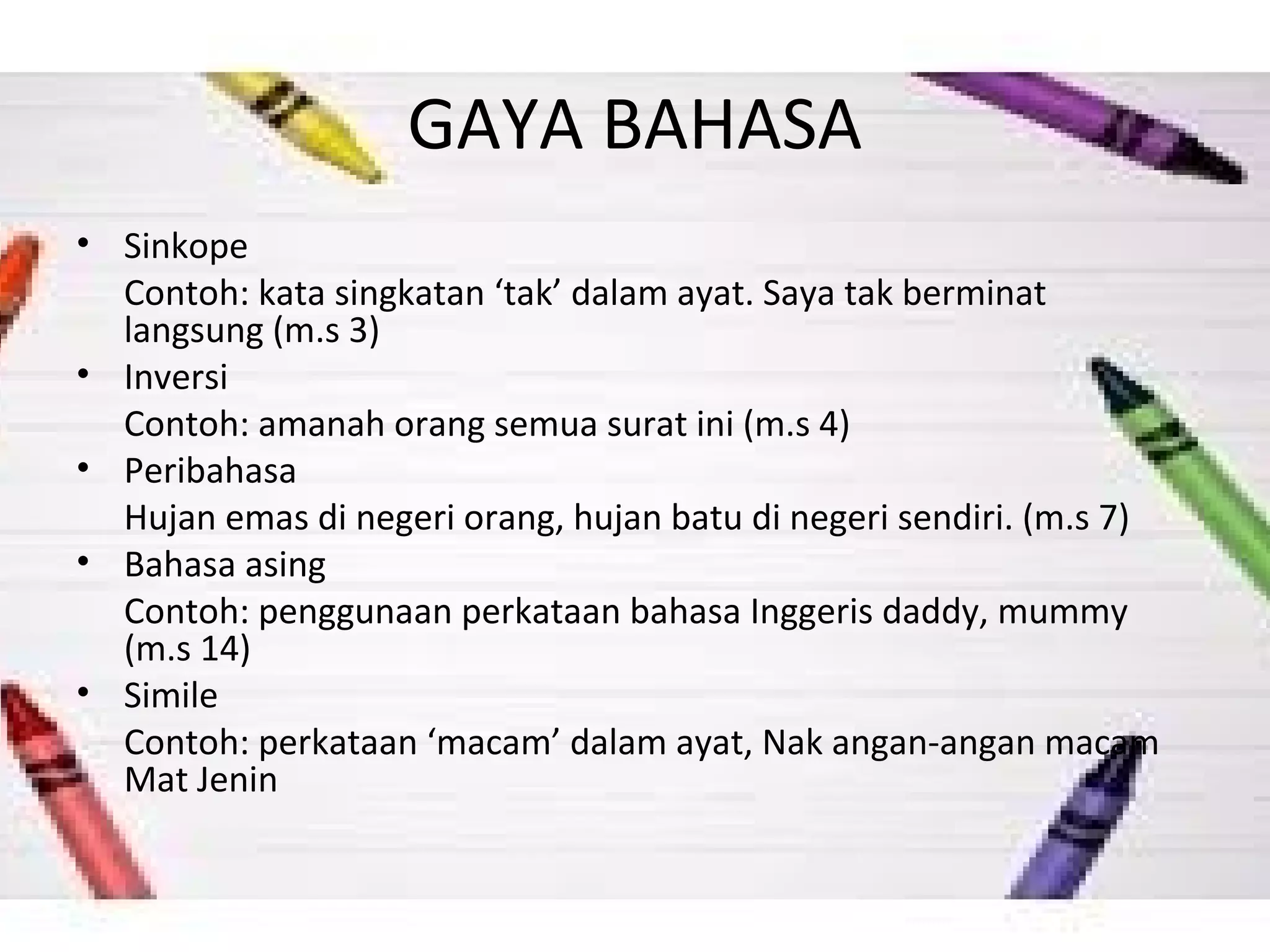 Drama berkhidmat untuk negara | PPT