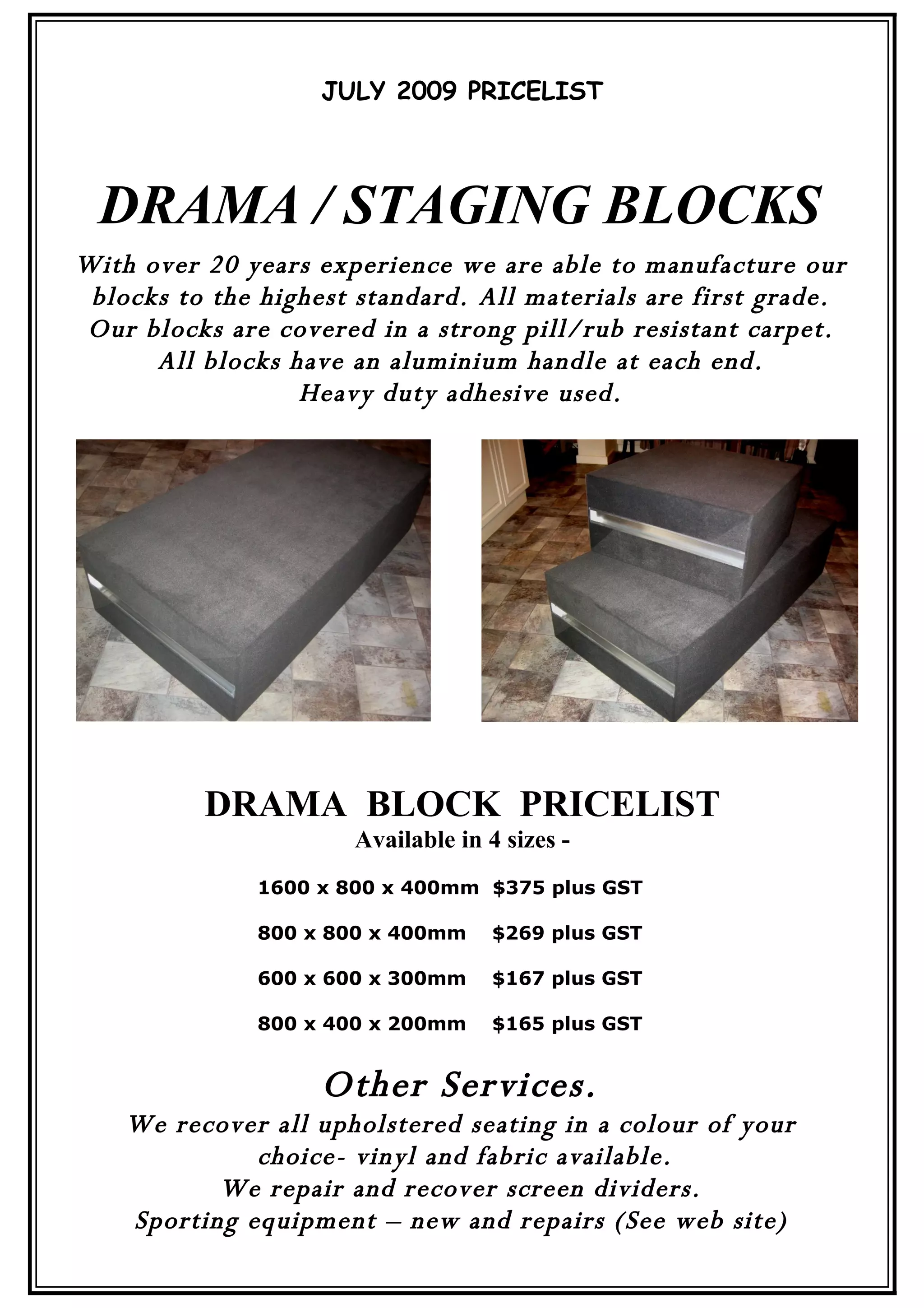 Drama Blocks New | DOC