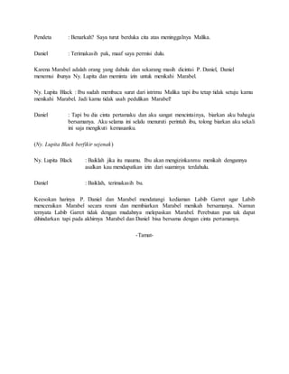 Drama cinta pertama | DOCX