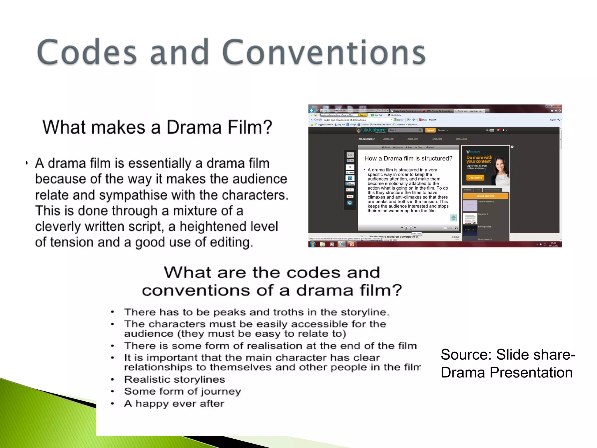 Drama codes and conventions | PPT