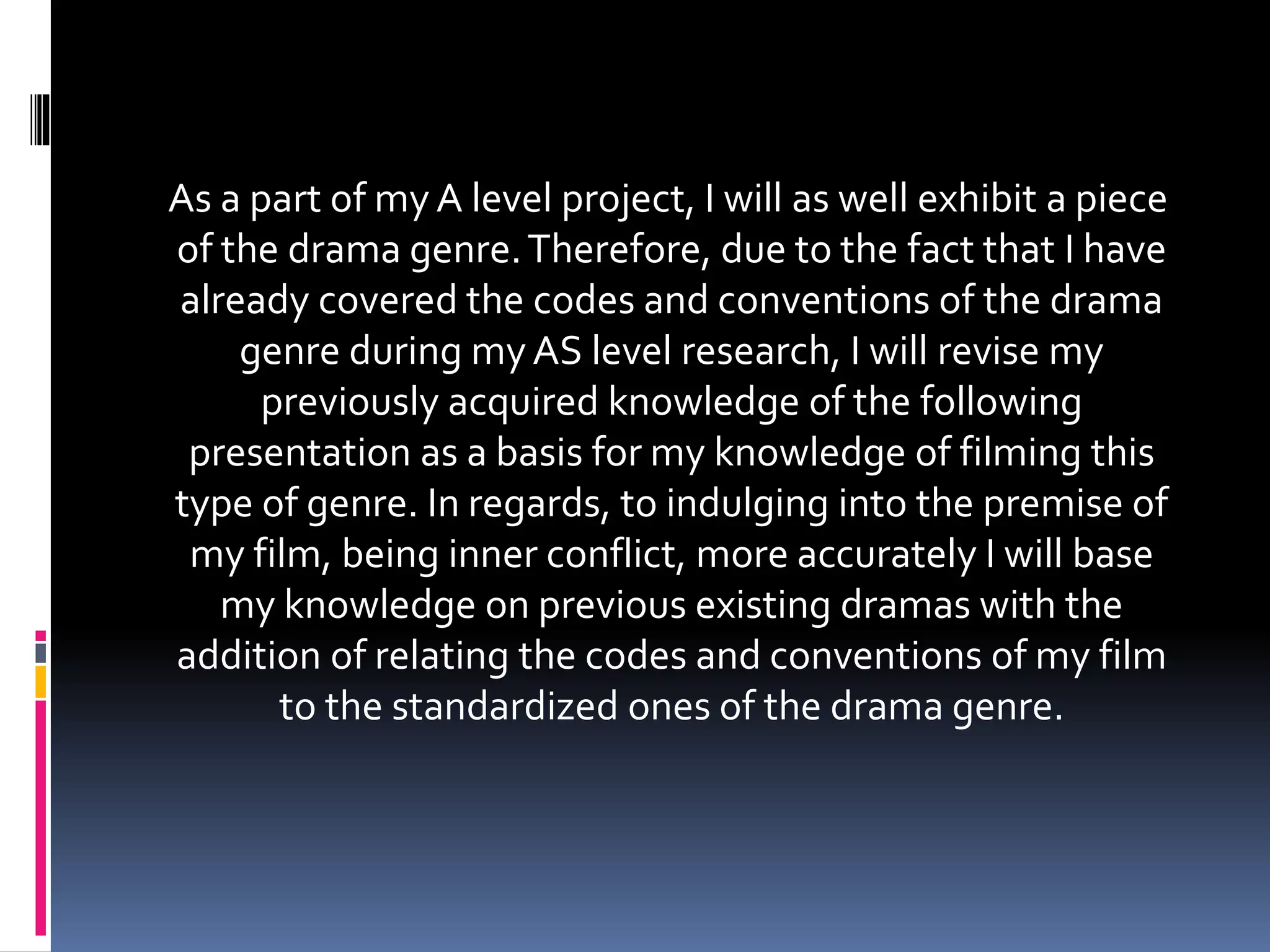 Drama Genre Codes and Conventions | PPTX