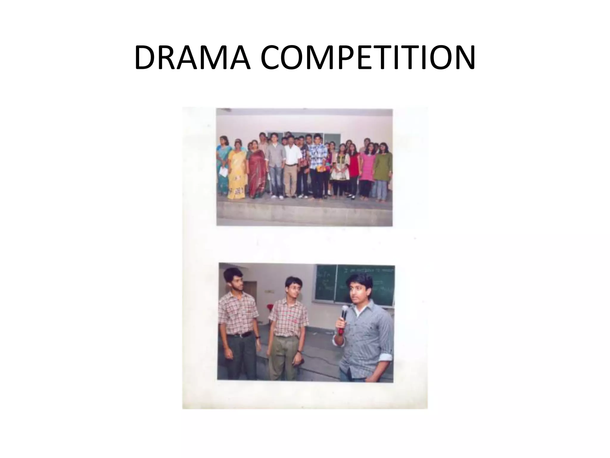 Drama competition | PPTX
