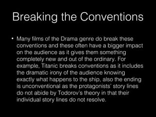 Drama Genre Conventions | PPT