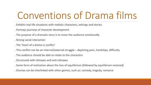 Drama conventions | PPT