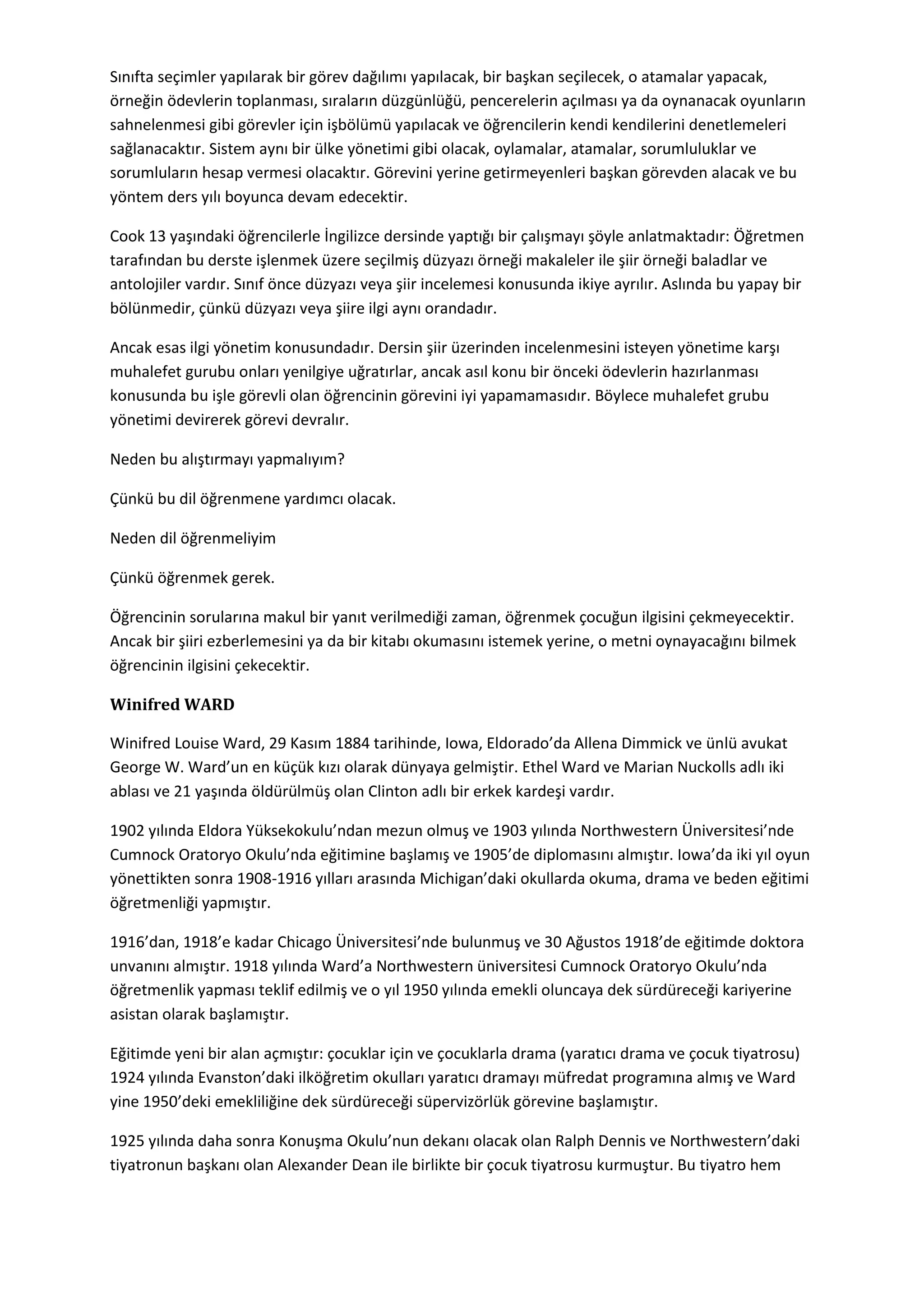 Dramada ekolleri | DOCX