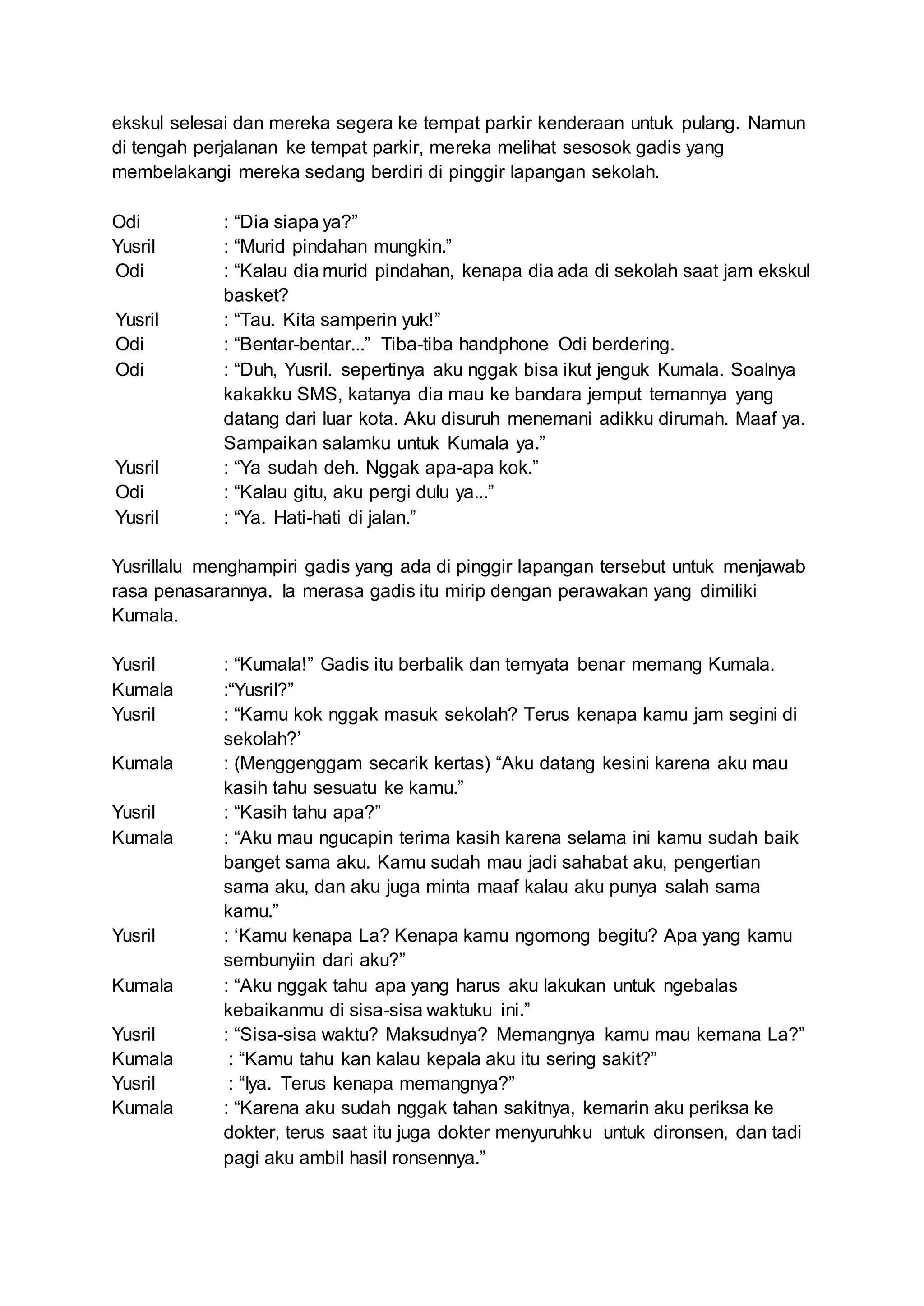Drama dan pementasan drama | DOCX