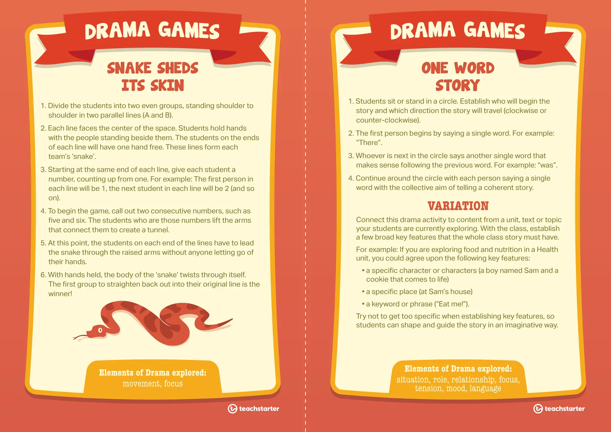 DramaGameTaskCardsFull Ice breakers for elementary school | PPT