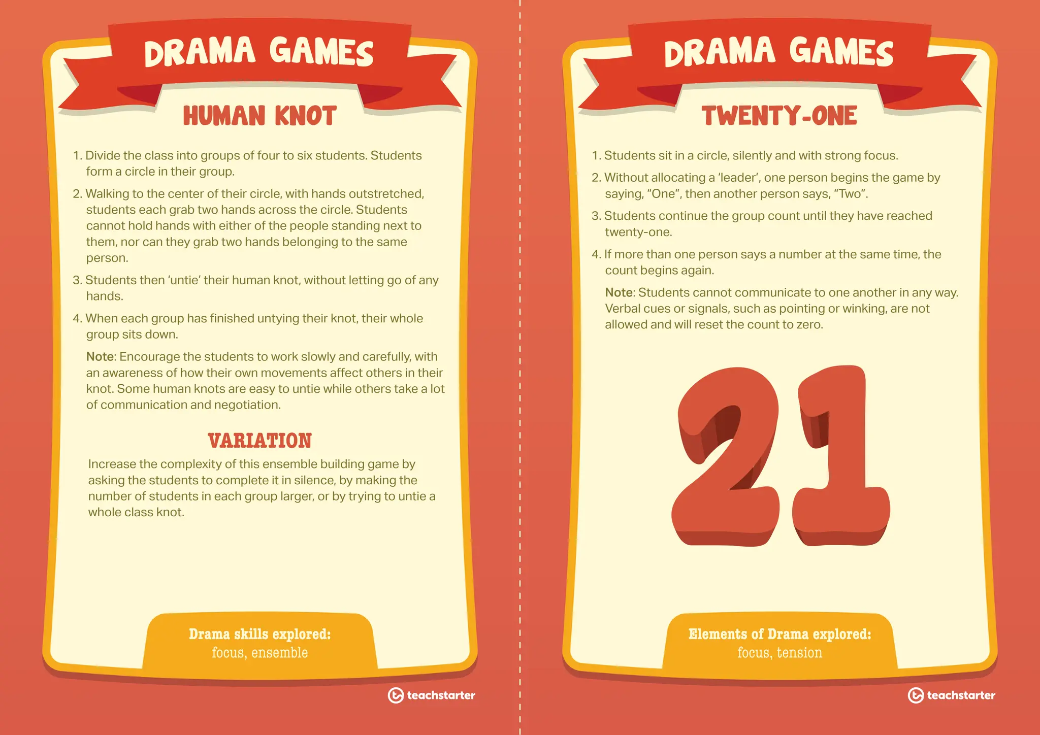 DramaGameTaskCardsFull Ice breakers for elementary school | PPT