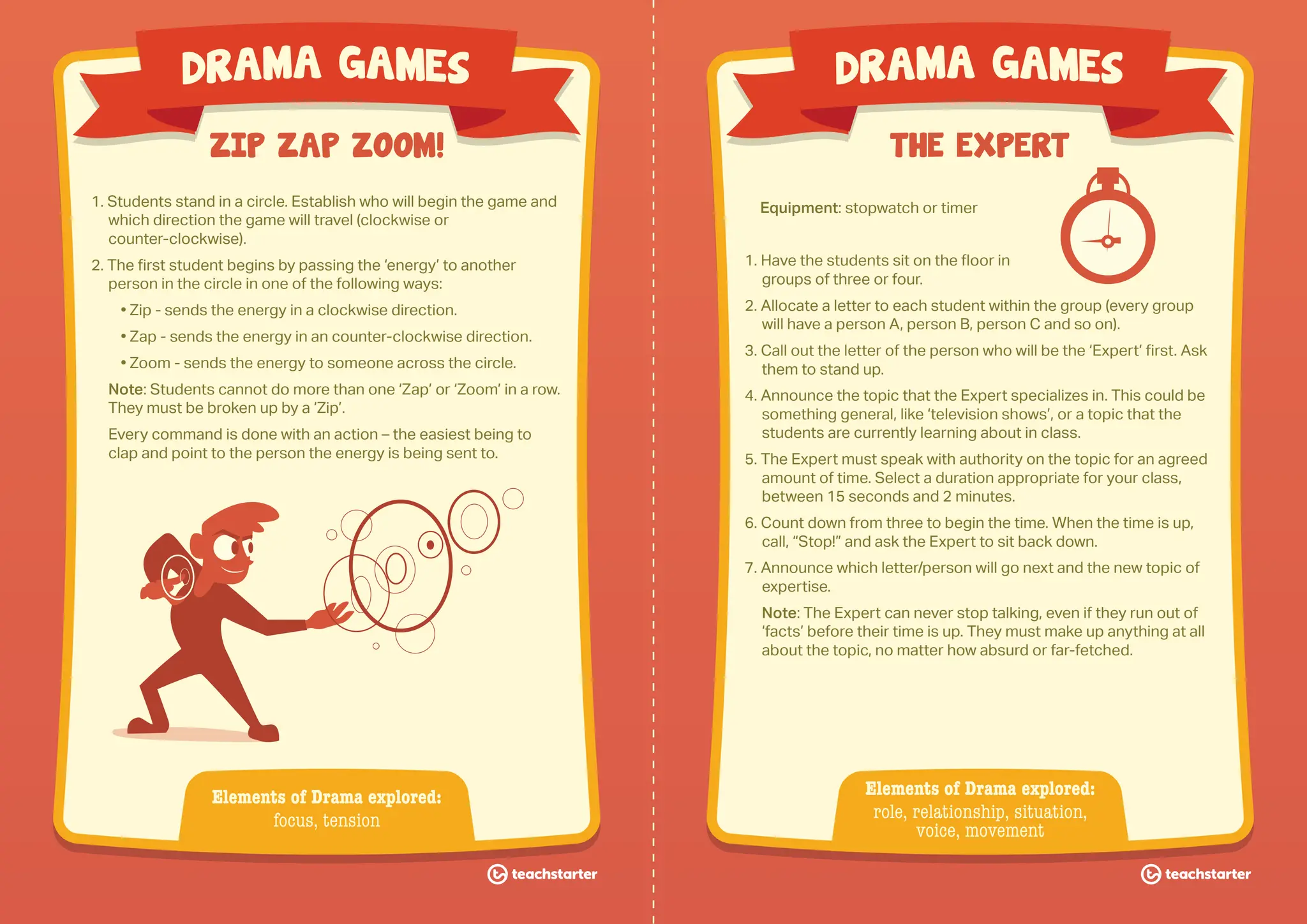 DramaGameTaskCardsFull Ice breakers for elementary school | PPT