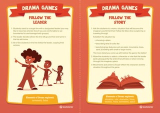 DramaGameTaskCardsFull Ice breakers for elementary school | PPT