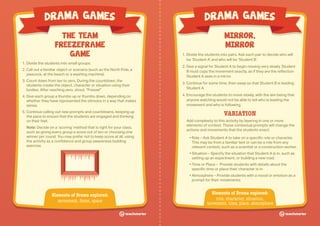 DramaGameTaskCardsFull Ice breakers for elementary school | PPT