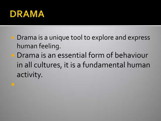 Drama genre | PPTX