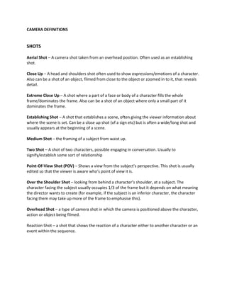 Drama handbook and terms | PDF