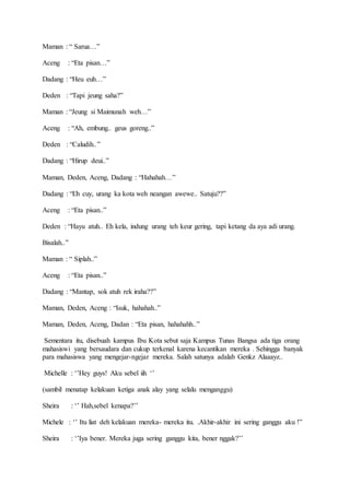 Drama hayang kawin | DOCX