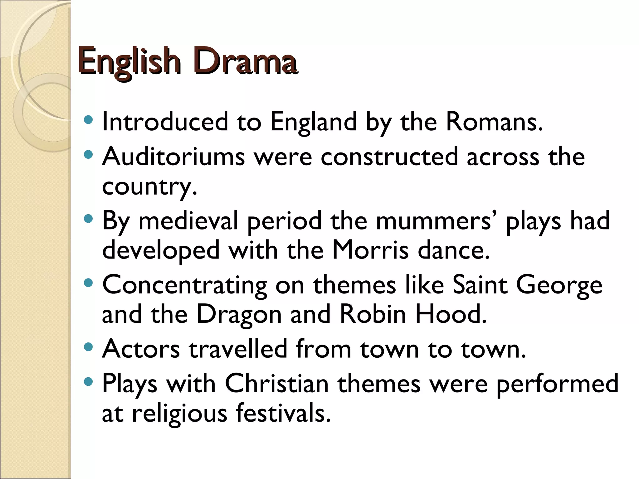 Drama In The 18th Century England | PPT
