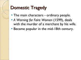 Drama In The 18th Century England | PPT