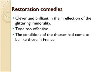 Drama In The 18th Century England | PPT