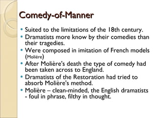 Drama In The 18th Century England | PPT