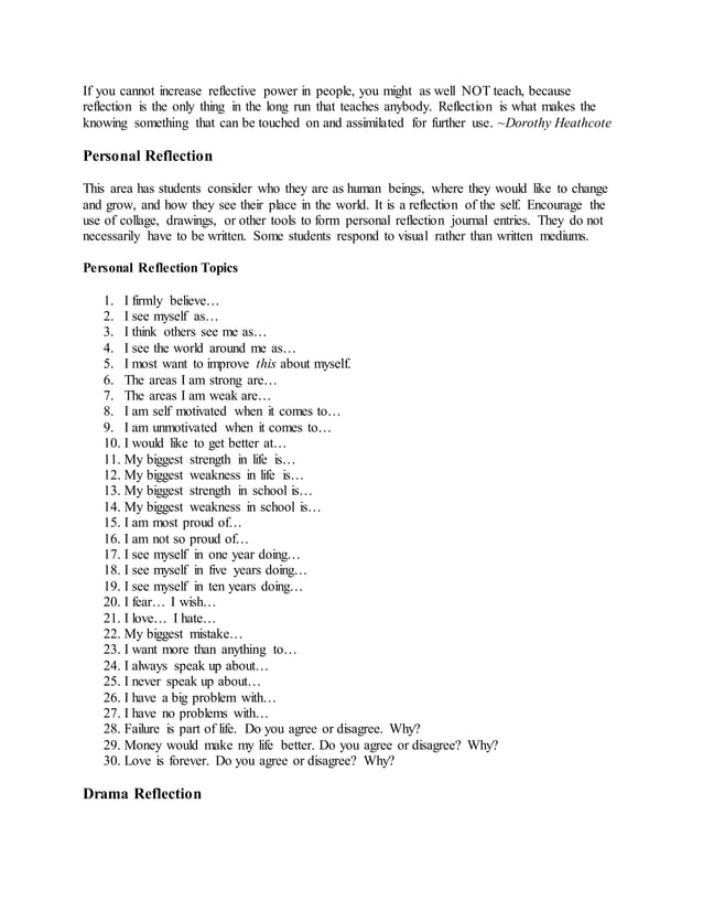 Drama journal | DOCX