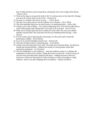 Drama journal | DOCX