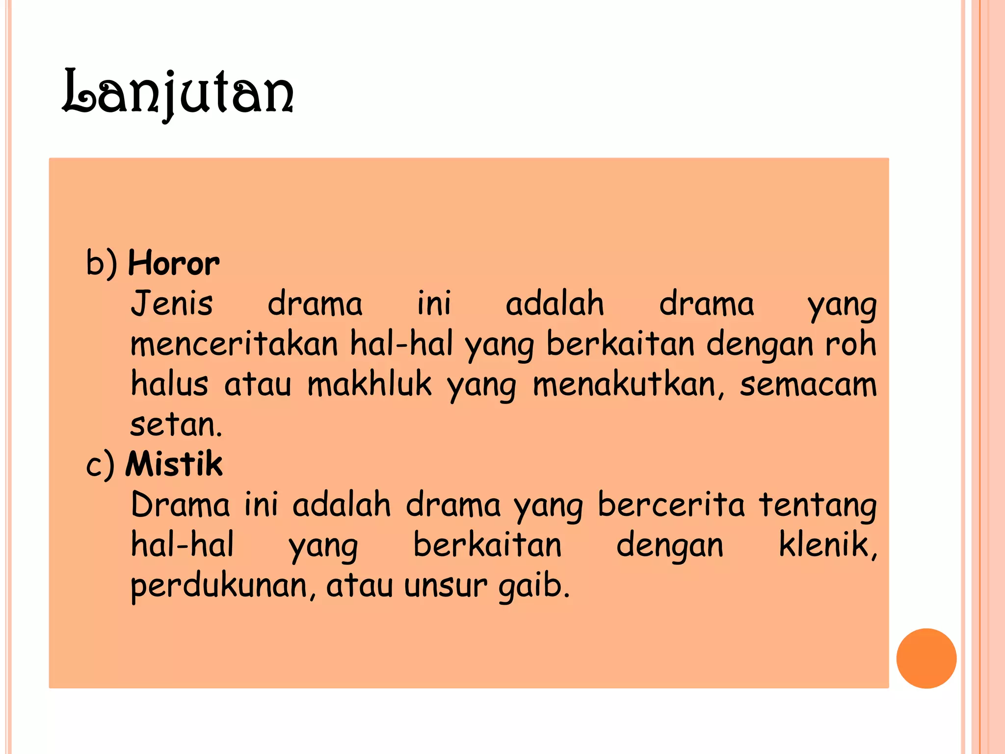 jenis-jenis drama | PPTX