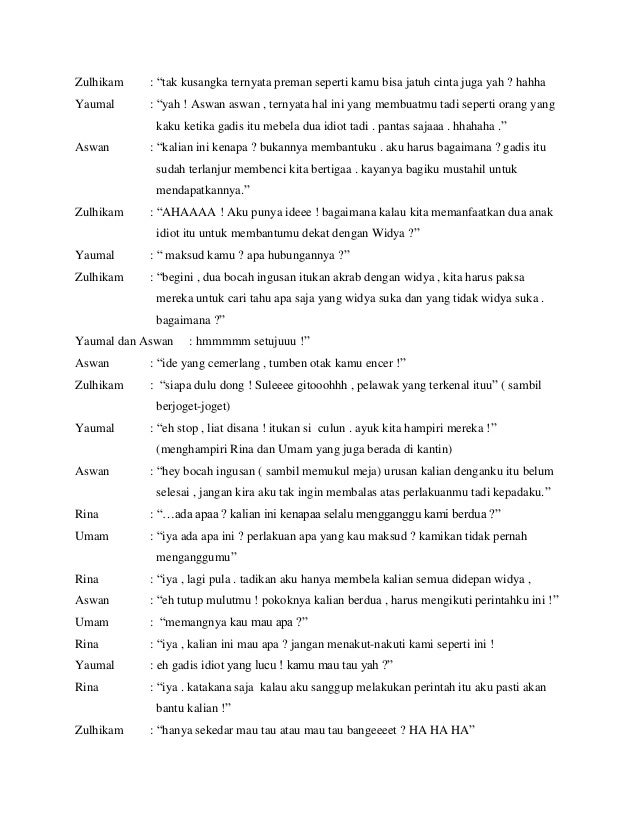 Naskah teater 6 orang singkat serta karakternya - gcper