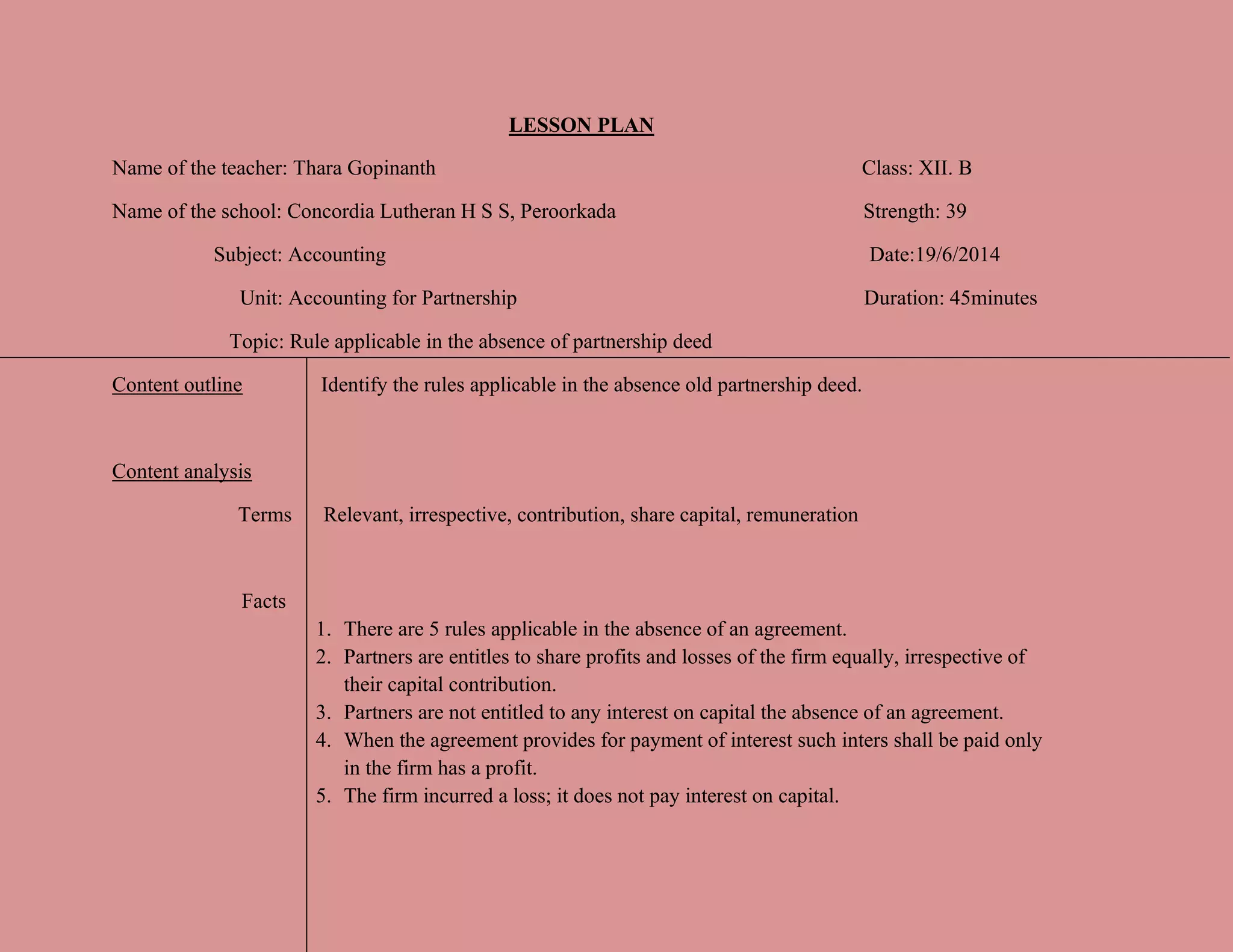 Drama lesson plan | DOCX