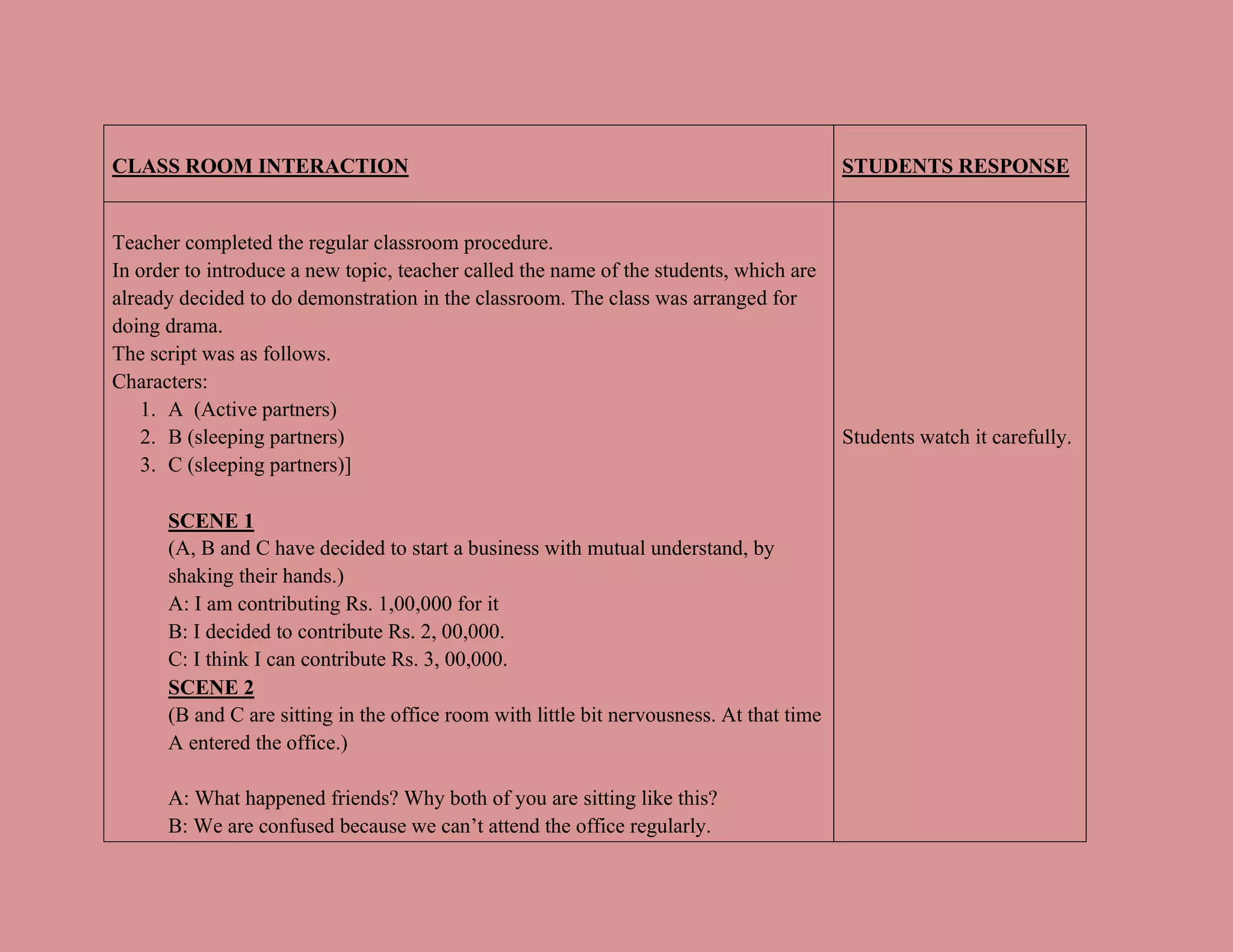 Drama lesson plan | DOCX