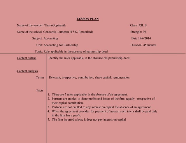 Drama lesson plan | PPT