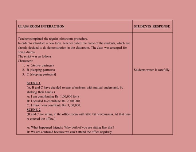 Drama lesson plan | PPT