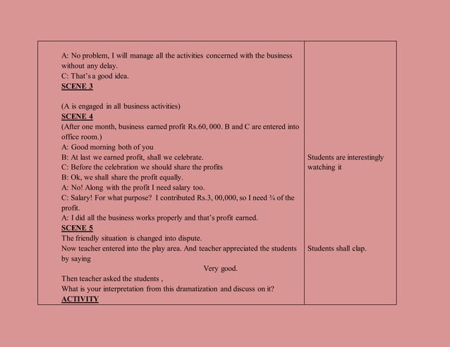 Drama lesson plan | PPT