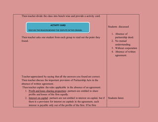 Drama lesson plan | PPT